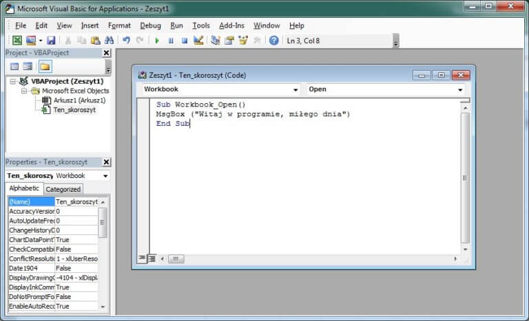 Okno MsgBox w Excel VBA - TomaszKenig.pl Okno MsgBox w Excel VBA - TomaszKenig.pl